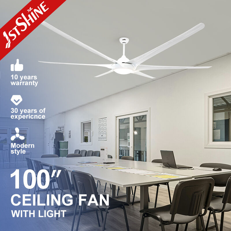 100-Inch DC Motor Ceiling Fan with Remote Control