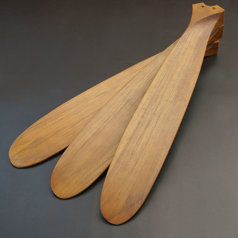 Indoor 88 Inch 35w Solid Wood Ceiling Fan With Electric DC Motor