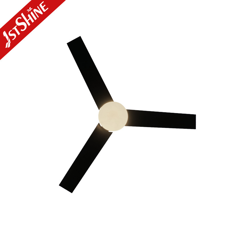 5 Speed Remote Control Decorative Ceiling Fan , Mdf Blades Black ...
