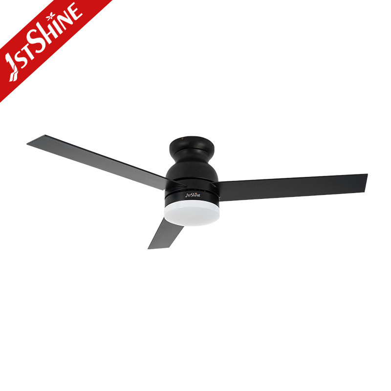 5 Speed Remote Control Decorative Ceiling Fan , Mdf Blades Black ...