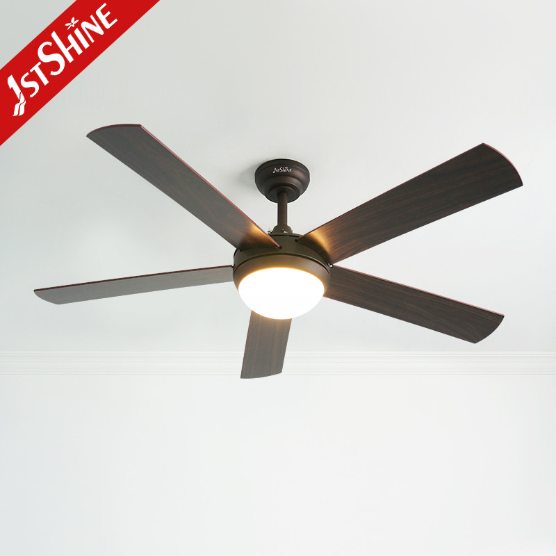 5 Blades Ceiling Fan With Light Ac Motor 3-Speed Remote Modern Led ...