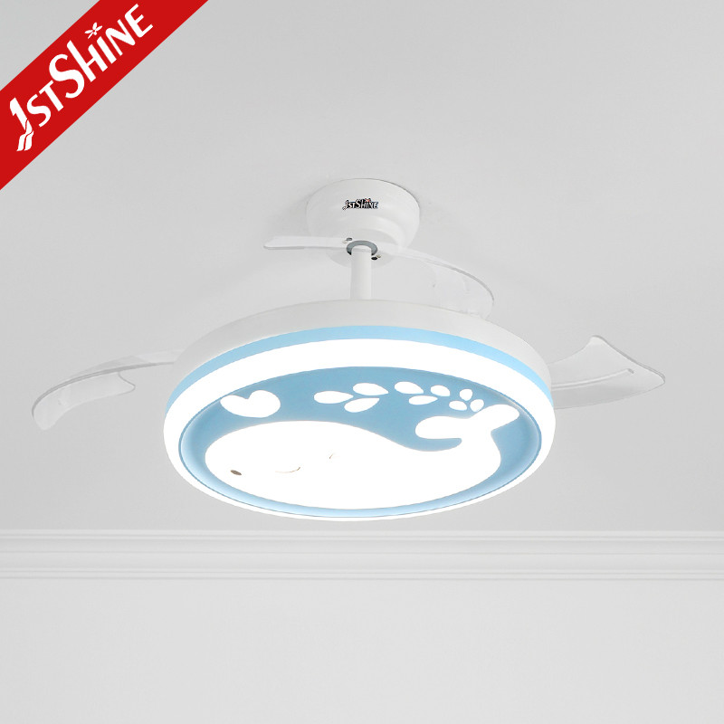 42 Inches Fandelier Folding Ceiling Fan Light With Dc Motor And Remote ...