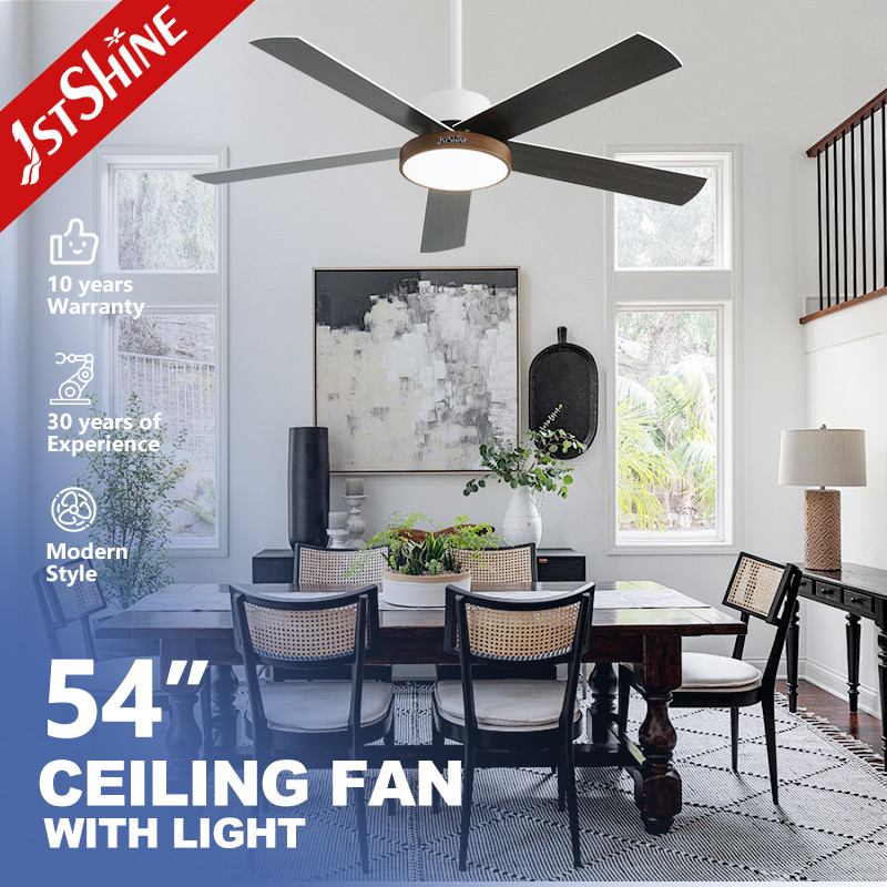 Lower Noise DC Motor Ceiling Fan Light with 6 Speed Remote Control ...