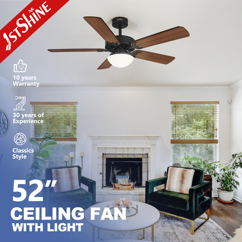 5*MDF Blades Living Room Ceiling Fan Electric Cold Air E27 LED ...