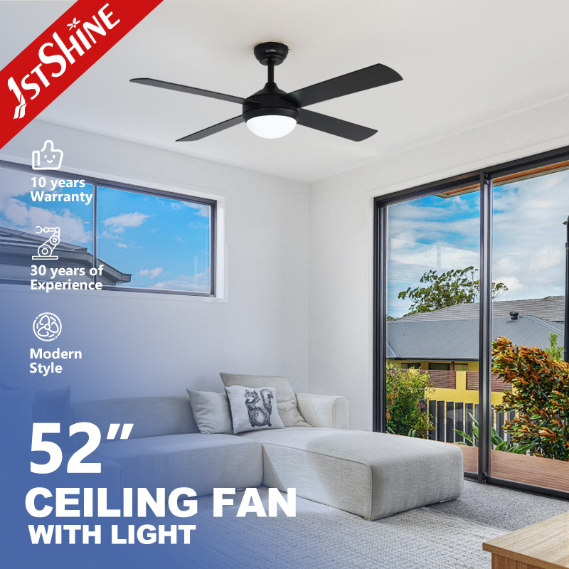 LED Lighting Ceiling Fan with 6 Speeds Remote Control and MDF Blades ...