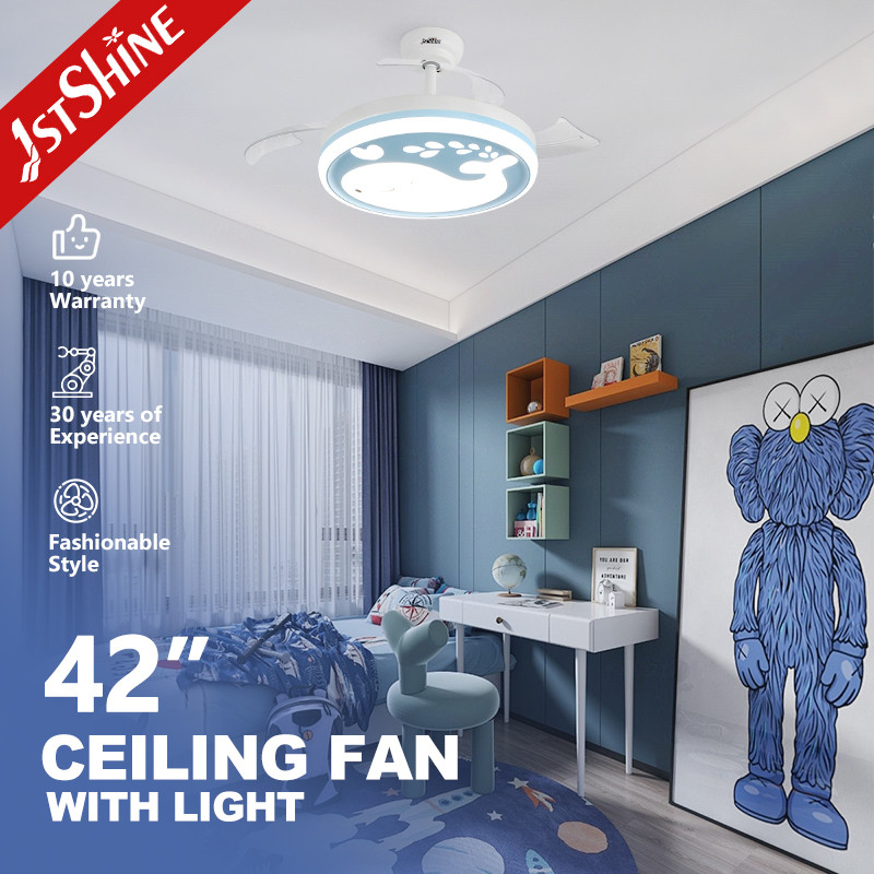 42 Inches Fandelier Folding Ceiling Fan Light With Dc Motor And Remote ...