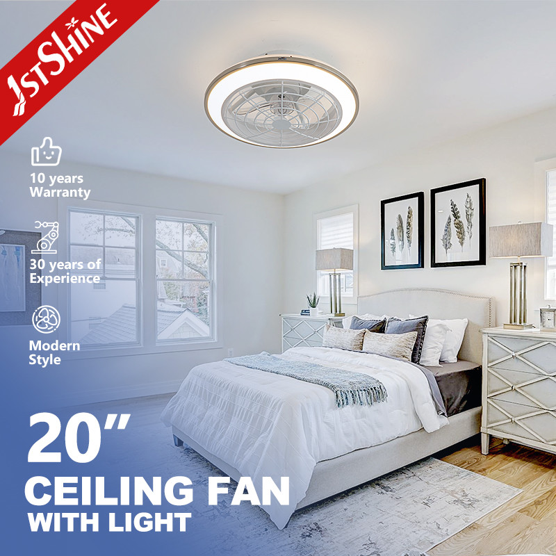 Ceiling Box Fan For Bedroom DC Motor 6-Speed Smart Led Ceiling Fan