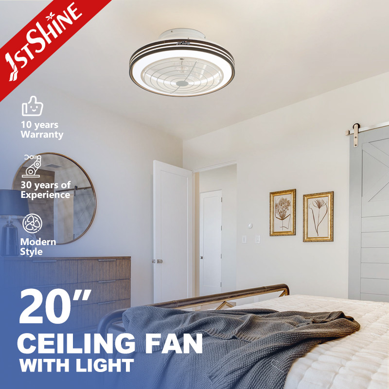 20" Ceiling Box Fan With Light Low Profile Ceiling Fan Quite Dc Motor