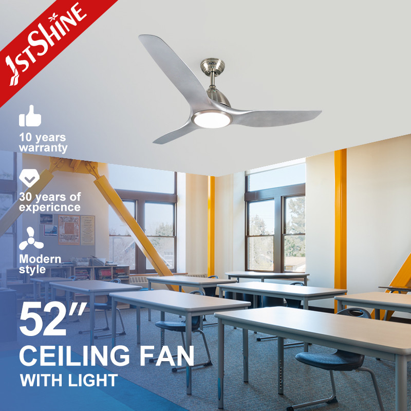 230V DC Plastic Ceiling Fan 52 Inch Kitchen Ceiling Exhaust Fans