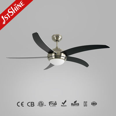 Indoor 52 Inch Remote Control Modern LED Ceiling Fan 5 Plywood Blades